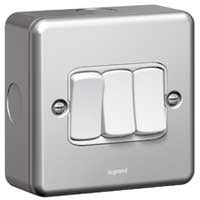 Synergy Metal Clad - 3g 2w switch - Legrand 733803 – Ahuja Electricals ...